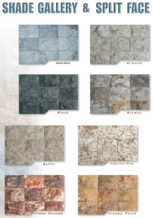 Natural Stone Veneer Color Shades - Natural Stone Veneer - The Leader ...