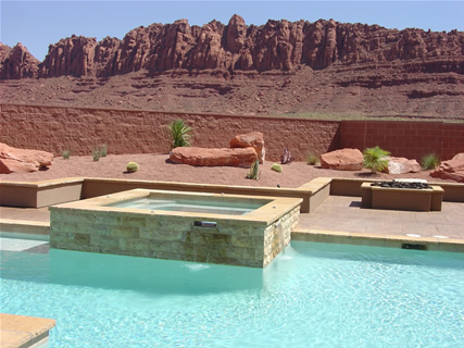 Natural Stone Veneer Landscaping and Pools Designs - Natural Stone ...